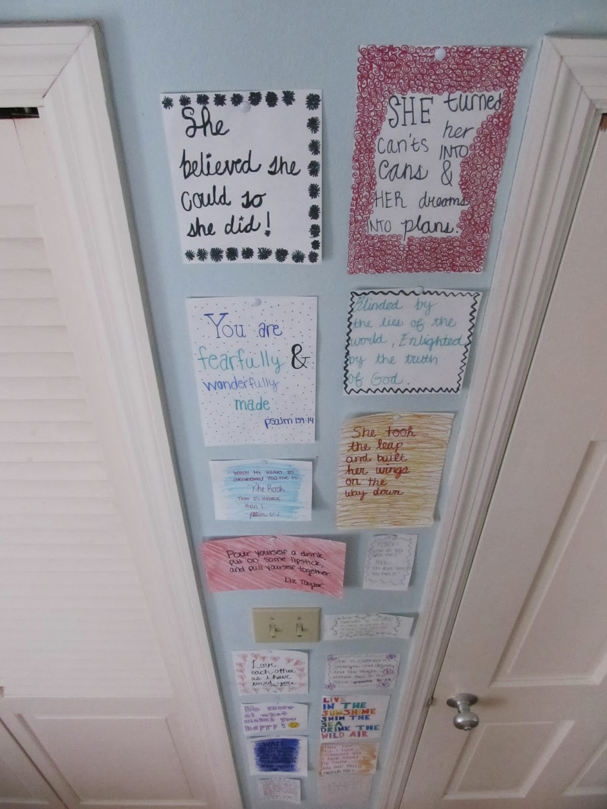 All Things Natalie Christa: DIY: Inspirational Quote Wall